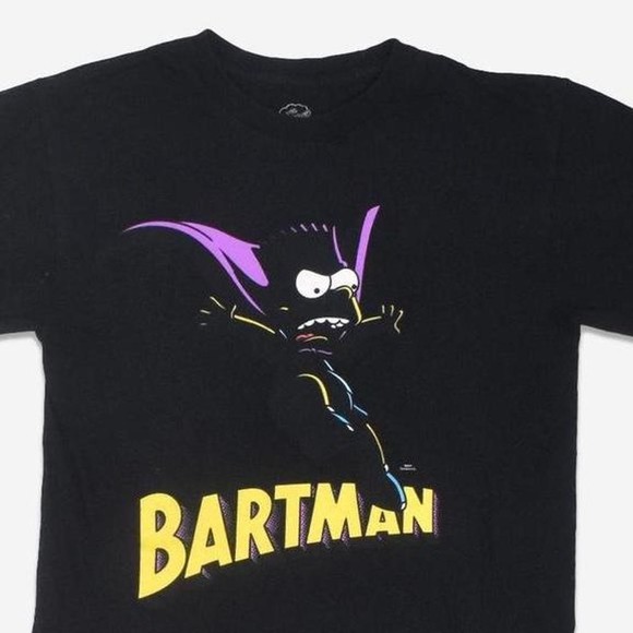 Shirts | The Simpsons Official Bart As Bartman Batman Parody Tshirt ...